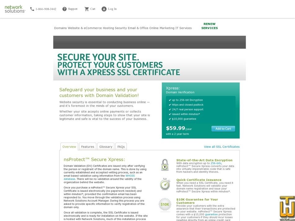 Xpress > networksolutions.com, #38515, EUR 53.87/yr.